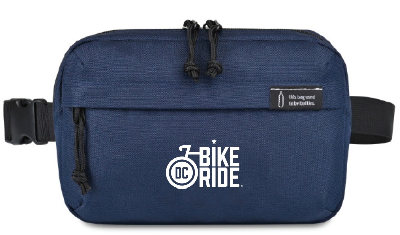 DCBR Fanny Pack - Eco -Navy- Logo – DC Bike Ride Store